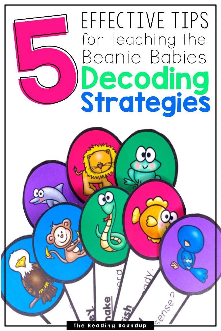 Tips For The Beanie Babies Reading Strategies | The Reading Roundup