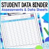 How To Set Up An Organized Student Data Binder | The Reading Roundup