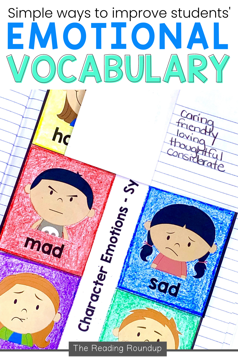 Simple Ways To Improve Students' Emotional Vocabulary | The Reading Roundup