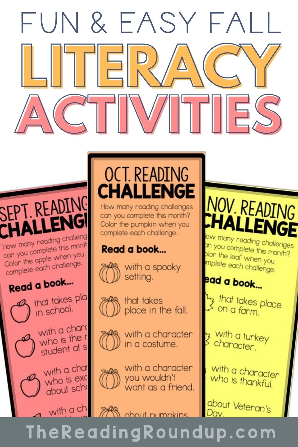 Fall Into Reading With These Easy And Fun Fall Literacy Activities ...