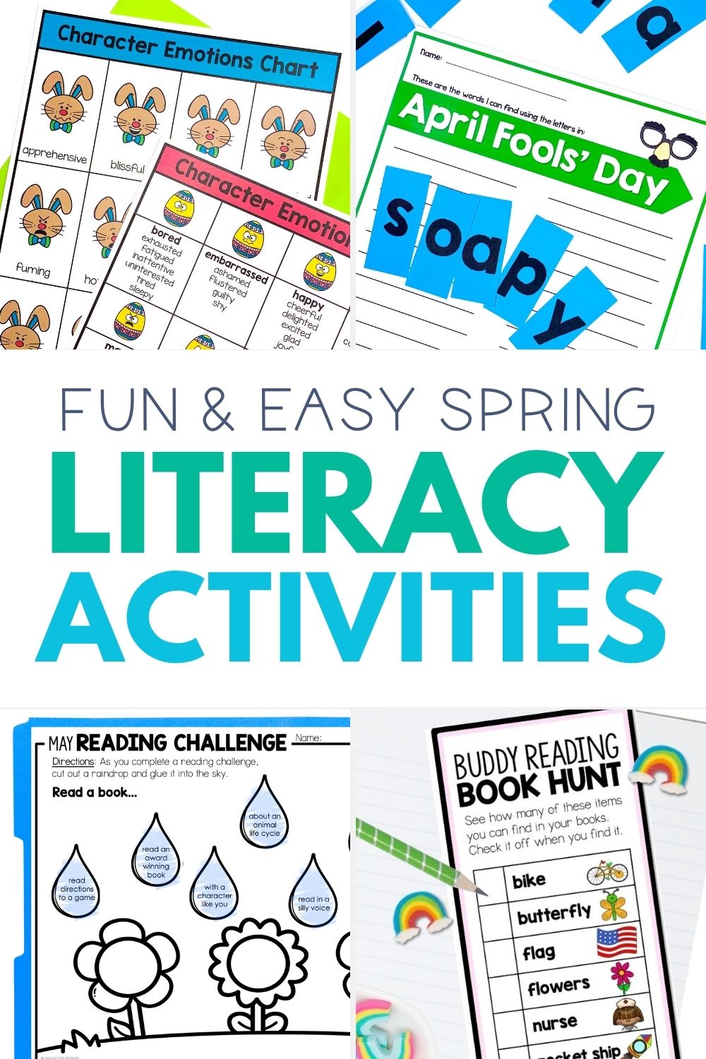 Simple Spring Literacy Activities To Get Your Students Reading | The ...