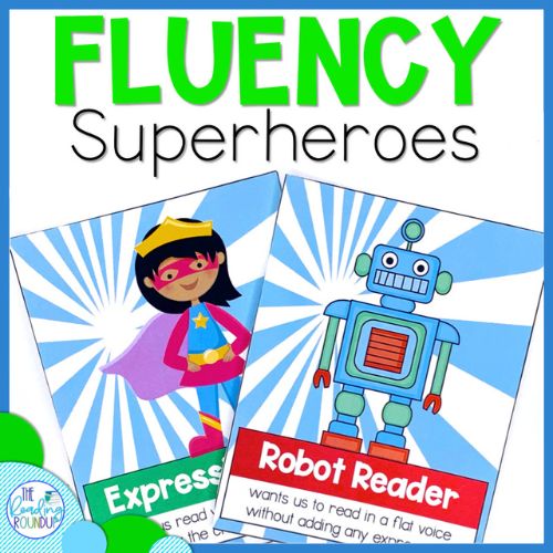 Reading Fluency Superheroes Posters And Activities